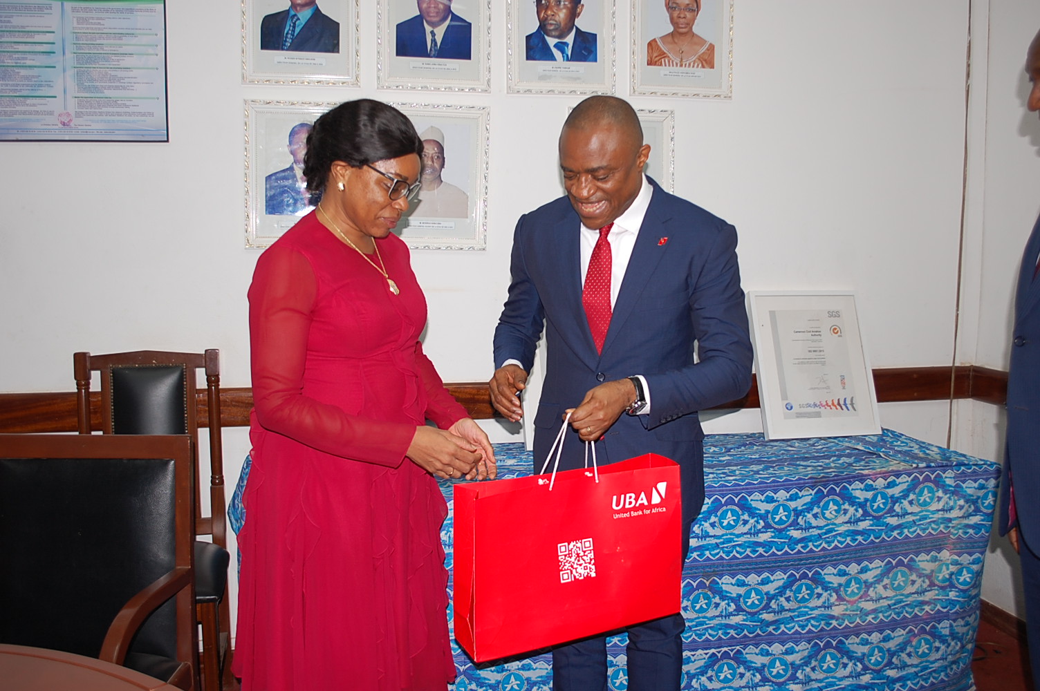 Oliver Alawuba, Directeur Général du Groupe UBA, en visite de travail ...